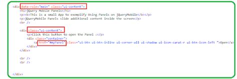 The Aspnet Mvc Club Jquerymobile Panels For Android And Blackberry