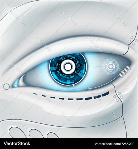 Eye Robot Royalty Free Vector Image Vectorstock