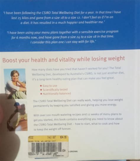 Csiro Total Wellbeing Diet Book 2025 Book Carlos T Sherman