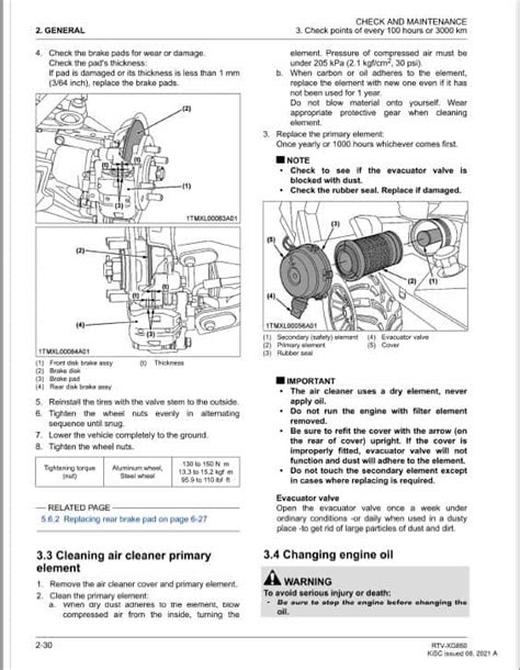 Kubota Rtv Xg850 Utility Vehicle Workshop Service Repair Manual