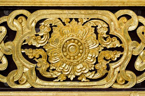 泰式文化艺术木雕手工艺品金花装饰