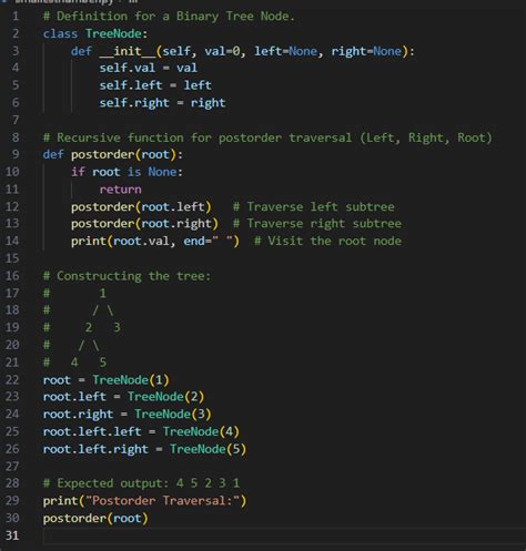 Coding Problem Binary Tree Postorder Traversal