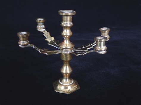 Weba Ware Mini Brass Dollhouse Candelabra Candle Holders 2 Available