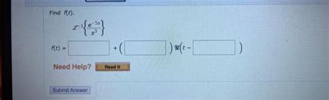 Solved Find F T F T L S E S U T Chegg Com