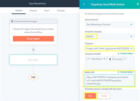 Bulk Messaging Using Workflows