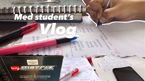 Study Vlog Surviving Month Long Exams Journal Completion Lots Of
