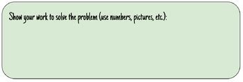 Math Problem Solving Template Printable By Riley Gervais TPT
