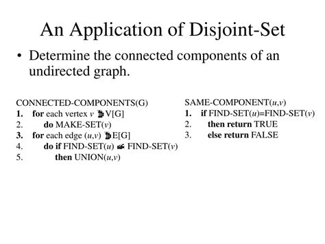 Ppt Disjoint Sets Data Structure Cmps 3013 Powerpoint Presentation Free Download Id 9420904