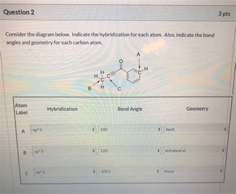Solved Question 2 3 Pts Consider The Diagram Below Indicate