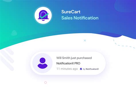 Surecart Notificationx Integrations