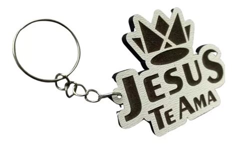 Chaveiros Mdf Jesus Te Ama P Igreja Festividade MercadoLivre