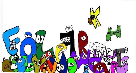 Alphabet Lore Characters Are Scared Of Blink By Persephonwhite2005 On