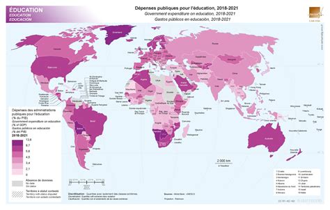 Dépenses Publiques Pour Léducation Du Pib 2018 2021 Cartoprodig