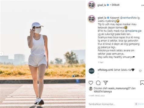 Gisel Olahraga Tato Di Paha Bikin Gagal Fokus Netizen Tagar