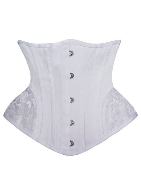 Blackwhitepink Vintage Waist Training Gothic Underbust Corset