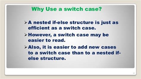 Switch Case In C Programming
