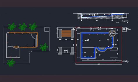 Swimming Pool Dwg Block For Autocad