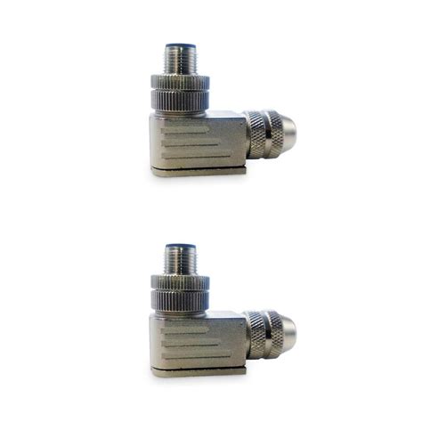 Scienceny Conector De Aviación En Forma De L De 8 Núcleos Conectores De
