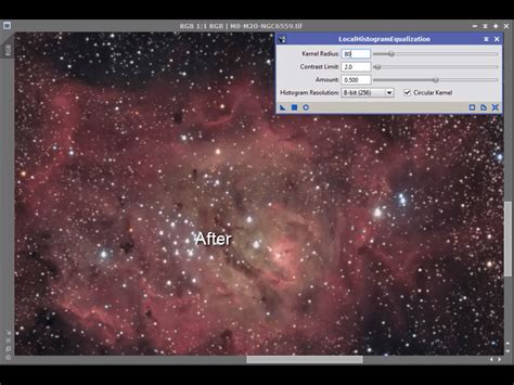 Pixinsight入门到精通 第五章 天文图像的一般处理流程 第三节 单色图像的处理流程（二） 星空π对