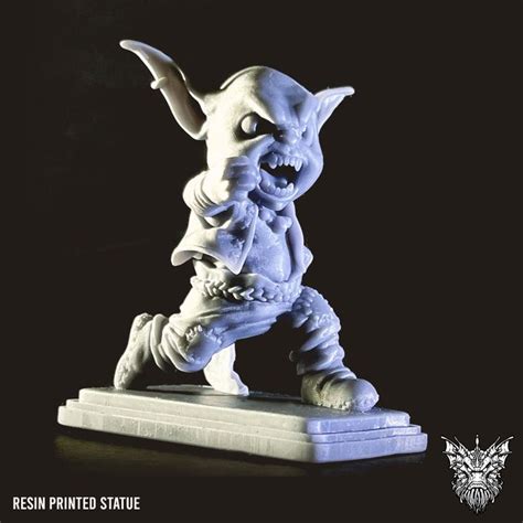 3d Printable Goblin Jumper Mini Statue By Maelstrom Makers