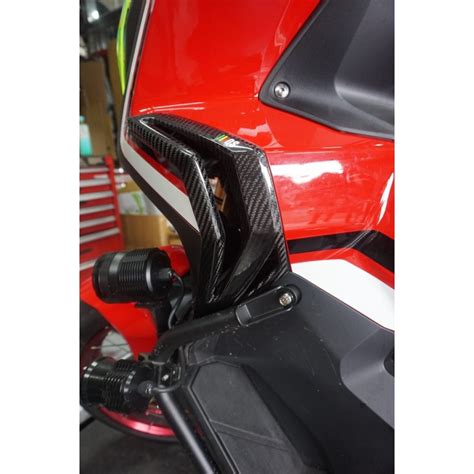 駿翔車業【jx Moto】mos X Adv 前左右通風口 車殼 空力套件 改裝 直上 正卡夢 碳纖維 貼片 Honda 蝦皮購物