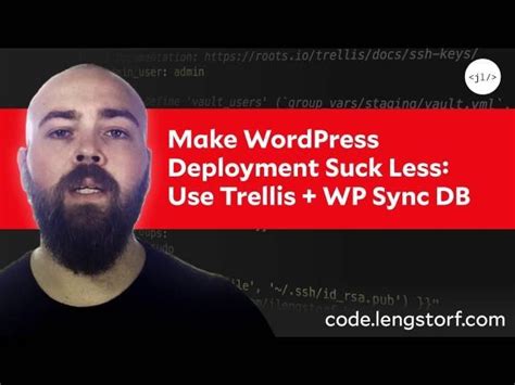Free Video Automatic Wordpress Deployment Free Ssl Trellis How To From Learn With Jason