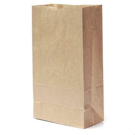 Plain Brown Kraft Paper Bags For Grocery Capacity 1kg At Rs 6piece