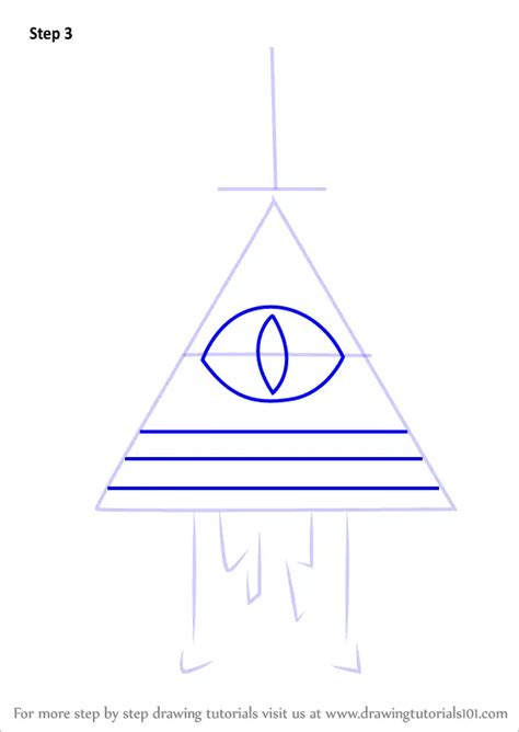 How To Draw Bill Cipher From Gravity Falls Gravity Falls Step By Step