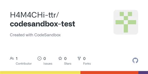 GitHub H M CHi Ttr Codesandbox Test Created With CodeSandbox