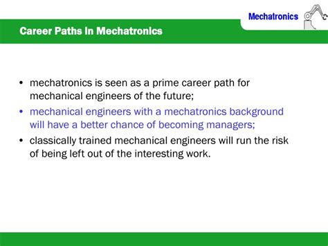 Ppt Introduction To Mechatronics And Mechatronics In Real Life