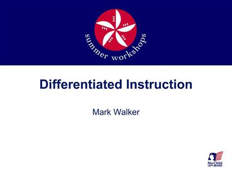PPT Differentiated Instruction PowerPoint Presentation Free Download ID
