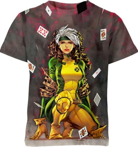 Rogue Xmen Marvel Comics Unique Cool Design Tshirt VIII Emmaxtee