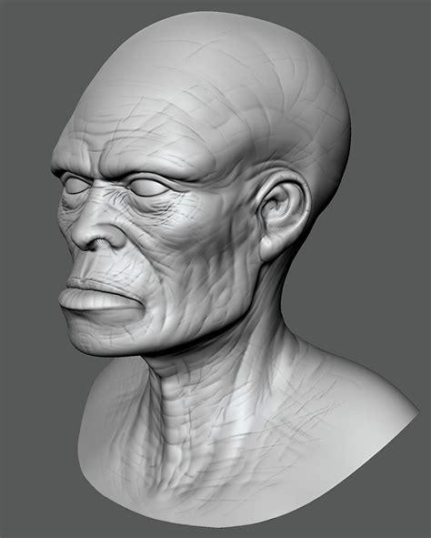 Roger Borelli Head Sculpts In 1 To 4 Hours In Both Mudbox And Zbrush