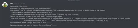 Non Registered Users Cannot Be Banned Issue 1609 Pryaxis TShock