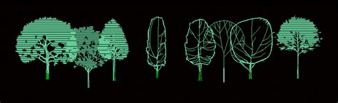 Trees DWG Section For AutoCAD Designs CAD