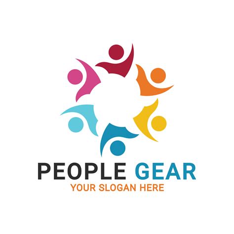 Global Community Logo Icon Elements Template Community Human Logo