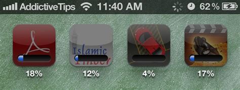 View Ios Apps Download Percentage And Disable Deletion While Loading
