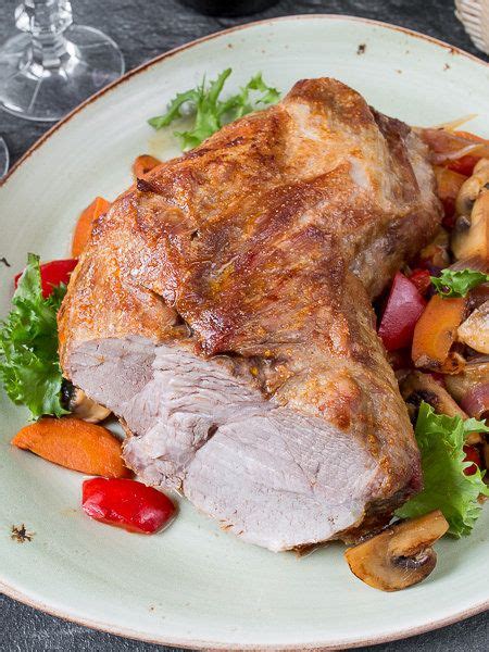 Печеная свиная шея с овощами по азиатски на Вкусном Блоге Еда Идеи