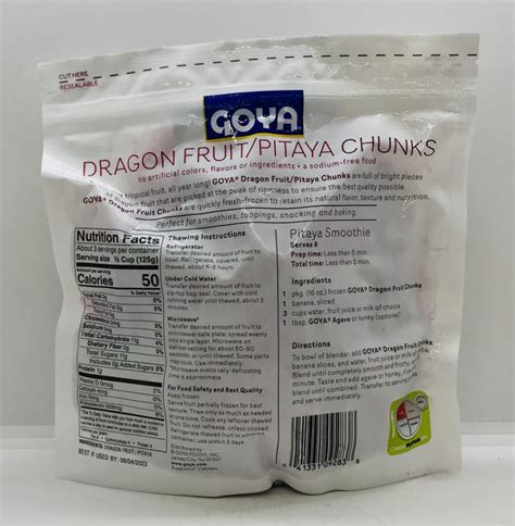 Goya Dragon Fruit Pitaya Chunks Fresh Frozen 454g Gala Apple Grocery