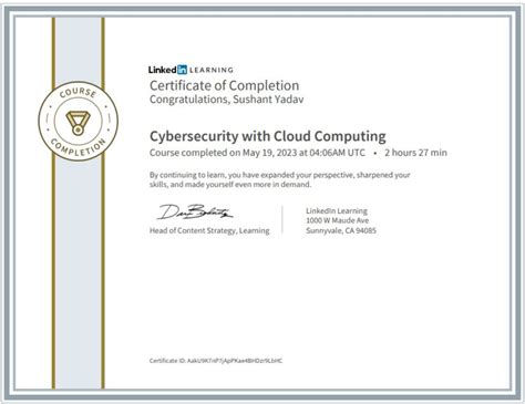 sushant yadav on linkedin cybersecurity cloudcomputingtraining