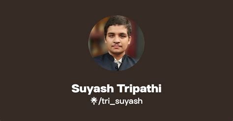 Suyash Tripathi Instagram Facebook Linktree