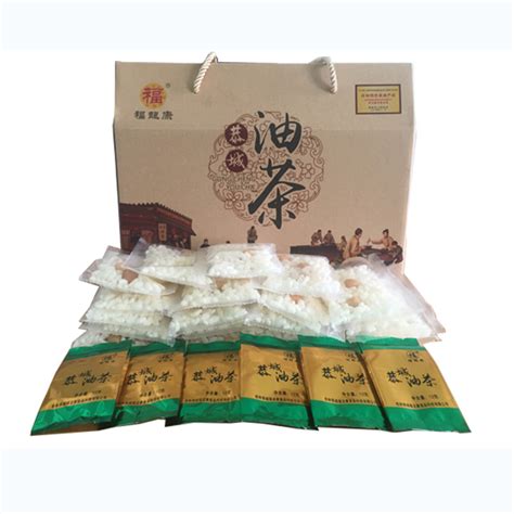桂林恭城油茶特产即冲型浓缩速溶油茶粉麻旦果米花配料礼盒装包邮虎窝淘