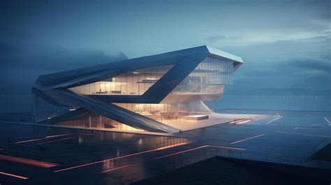 Premium Ai Image Architecture Of The Future