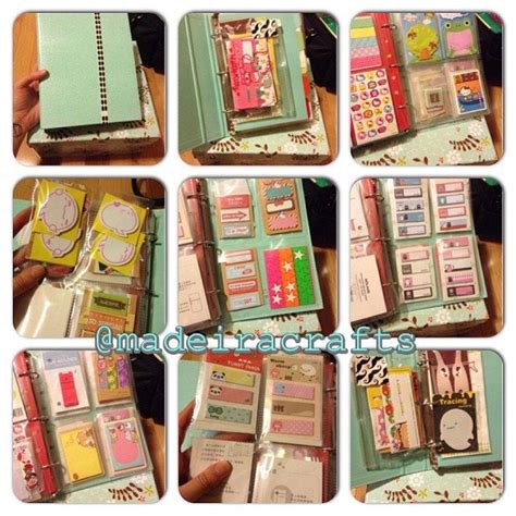 My Sticker Sticky Note Binder Marthastewart Stickynotes Stickers Filofax Storage