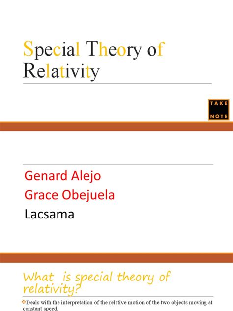 Special Theory Of Relativity Download Free Pdf Special Relativity