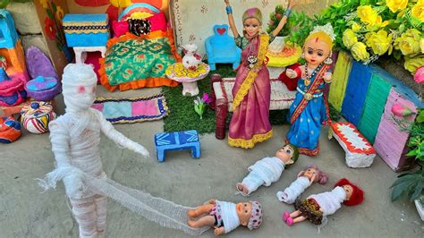 Barbie Doll All Day Routine In Indian Village Radha Ki Kahani Part Barbie Doll Bedtime