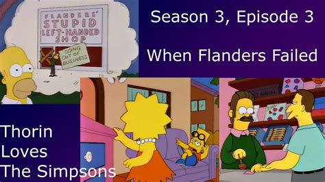 Reviewing Every Simpsons Episode S3e3 When Flanders Failed Youtube