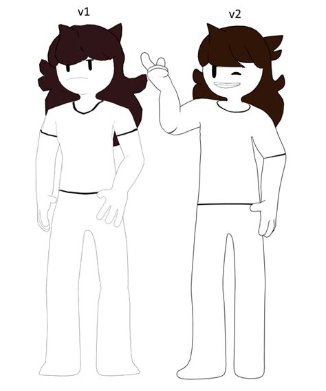 Jaiden Animations Model V2 R Blender