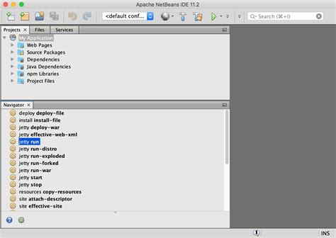 The Navigator View In Netbeans IDE