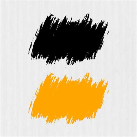 Premium Vector Abstract Black Brush Strokes Abstract